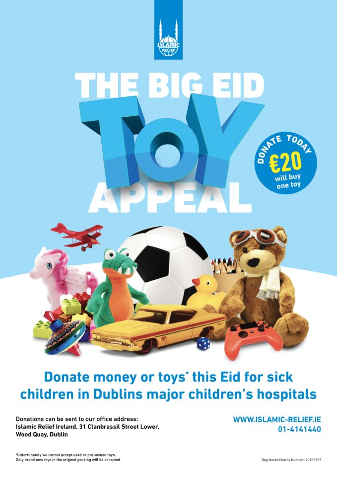 Toy Appeal 2021 Poster | Islamic Relief Ireland